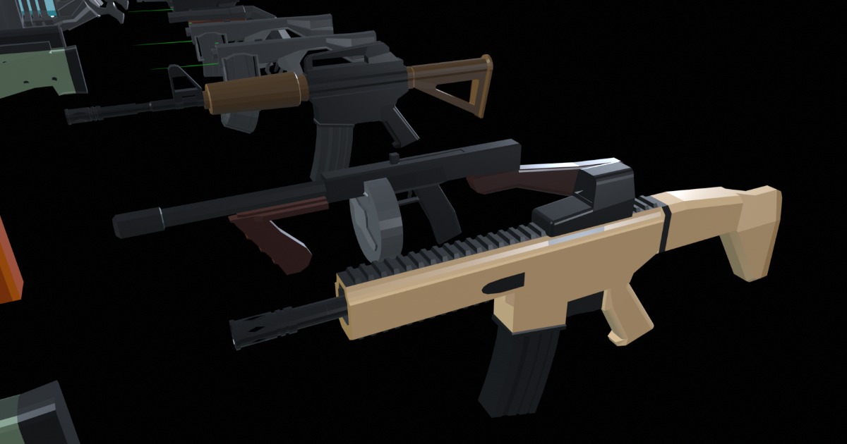 Guns Collection 3D | 3D Props | Unity Asset Store