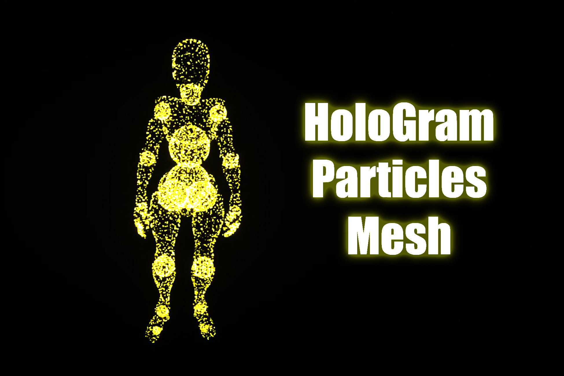 Hologram Particles Mesh | 시각 효과 파티클 | Unity Asset Store