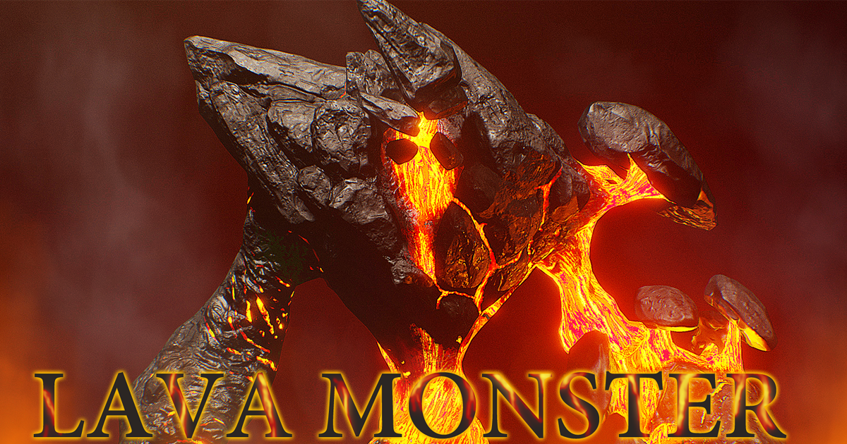 Lava Monster | Characters | Unity Asset Store
