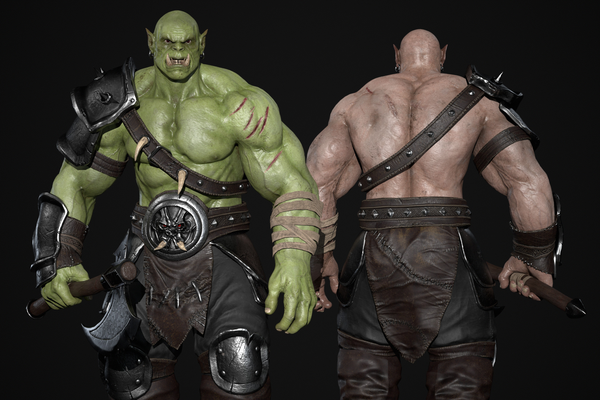 Realistic Orc Character by Snake3D