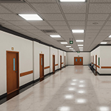 Hospital Hallway Interior