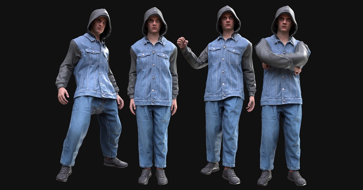 Man in Autumn Outfit 12 - Rigged | 3D Characters | Unity Asset Store