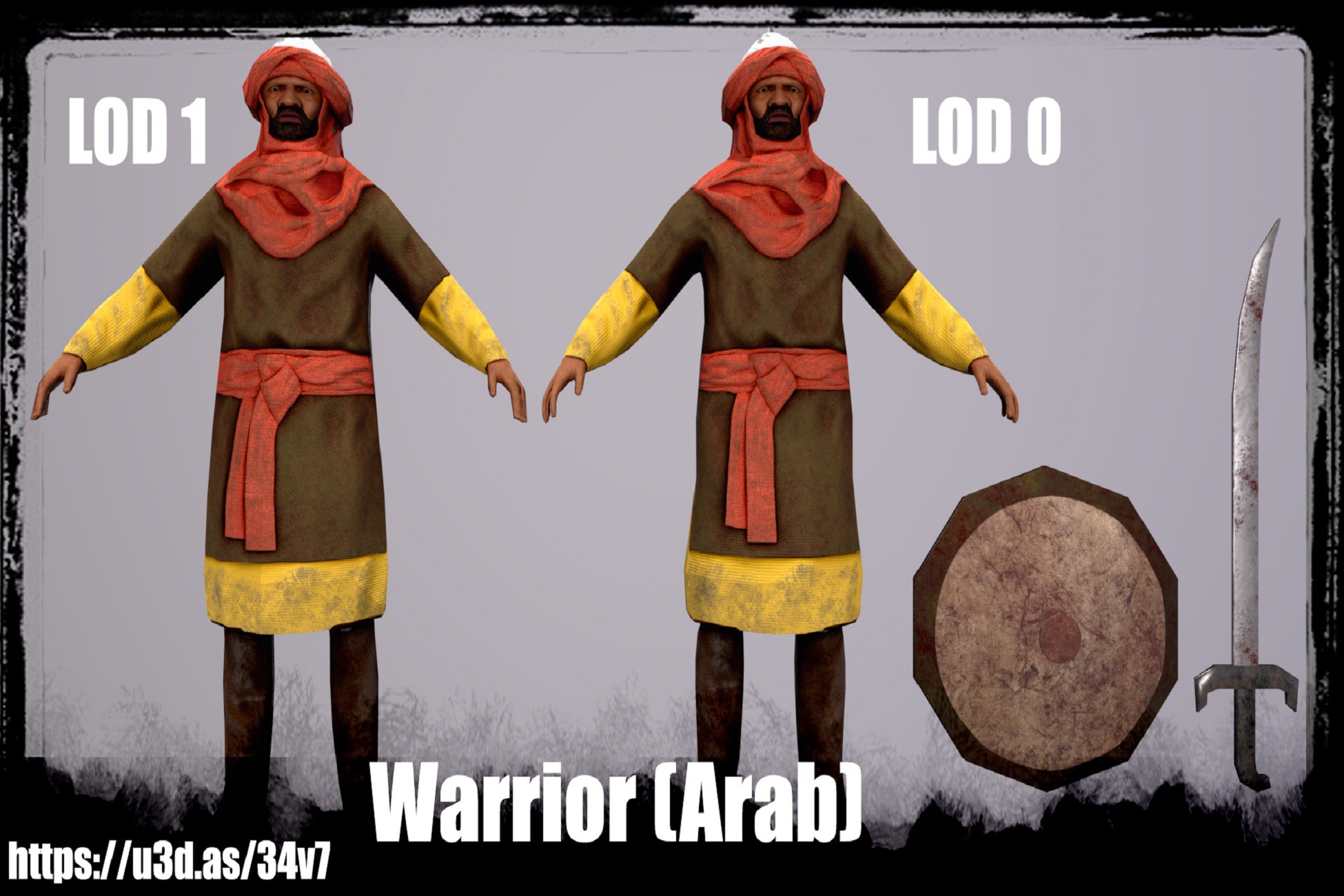 Warrior (Arab) | Characters | Unity Asset Store