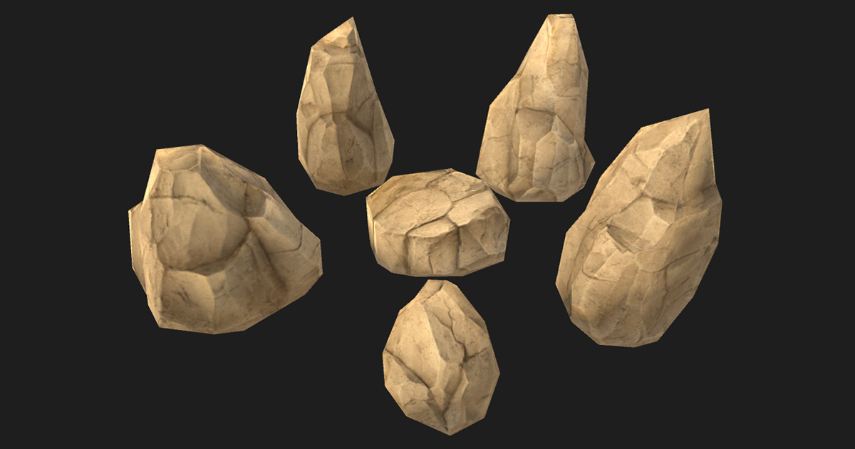 Unique Rocks | 3D Exterior | Unity Asset Store