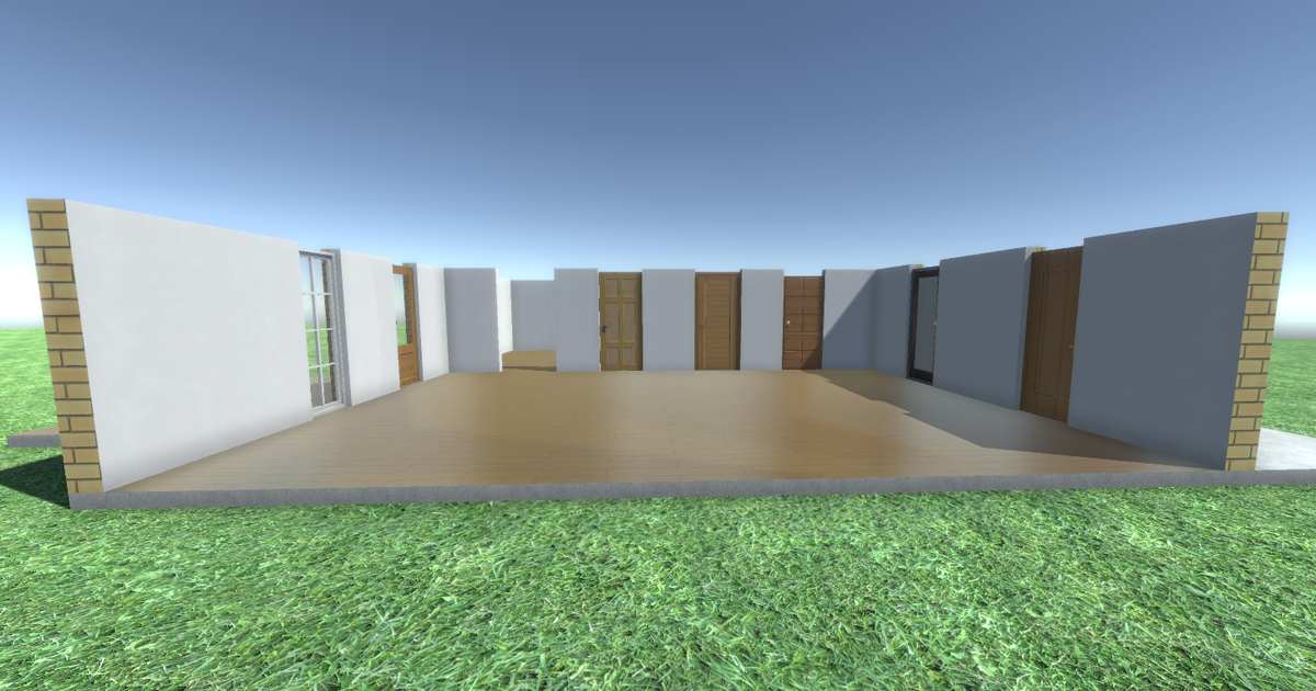 Simple Door Pack | 3D Interior | Unity Asset Store