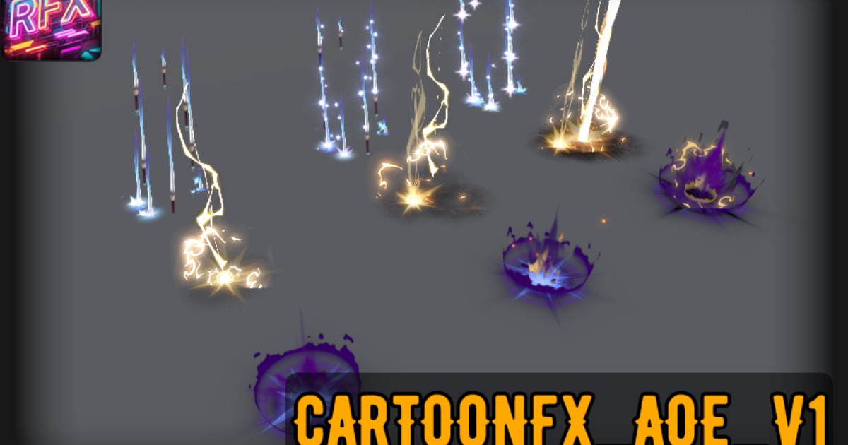 CartoonMagicFX_AOE_v1 | VFX Particles | Unity Asset Store