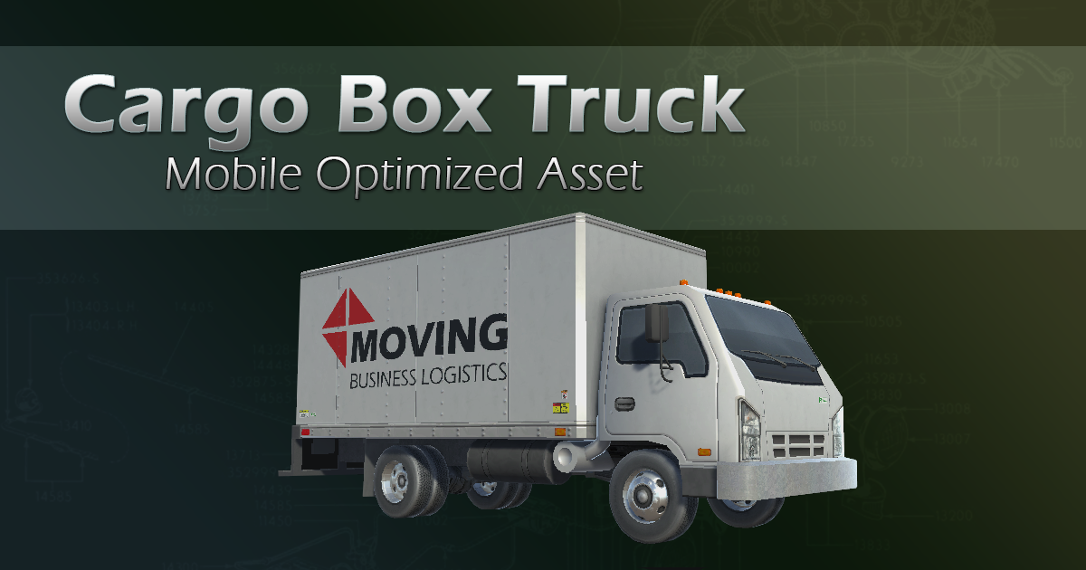 Cargo Box Truck | 3D 汽车 | Unity Asset Store