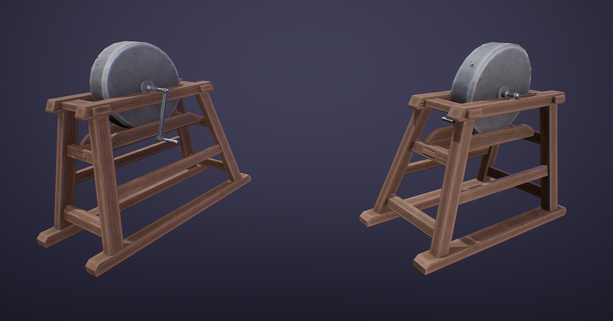 Stylized Grinding Wheel | 3D Props | Unity Asset Store