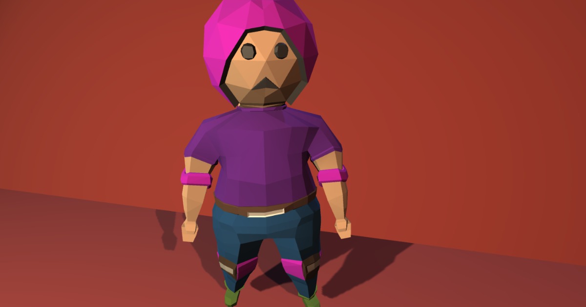 Chuby Character LowPoly Free | Characters | Unity Asset Store