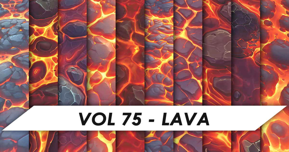 Stylized Textures - Vol 75 - Lava | 2D Textures & Materials | Unity ... Stylized Textures - Vol 75 - Lava | 2D Textures & Materials | Unity ...