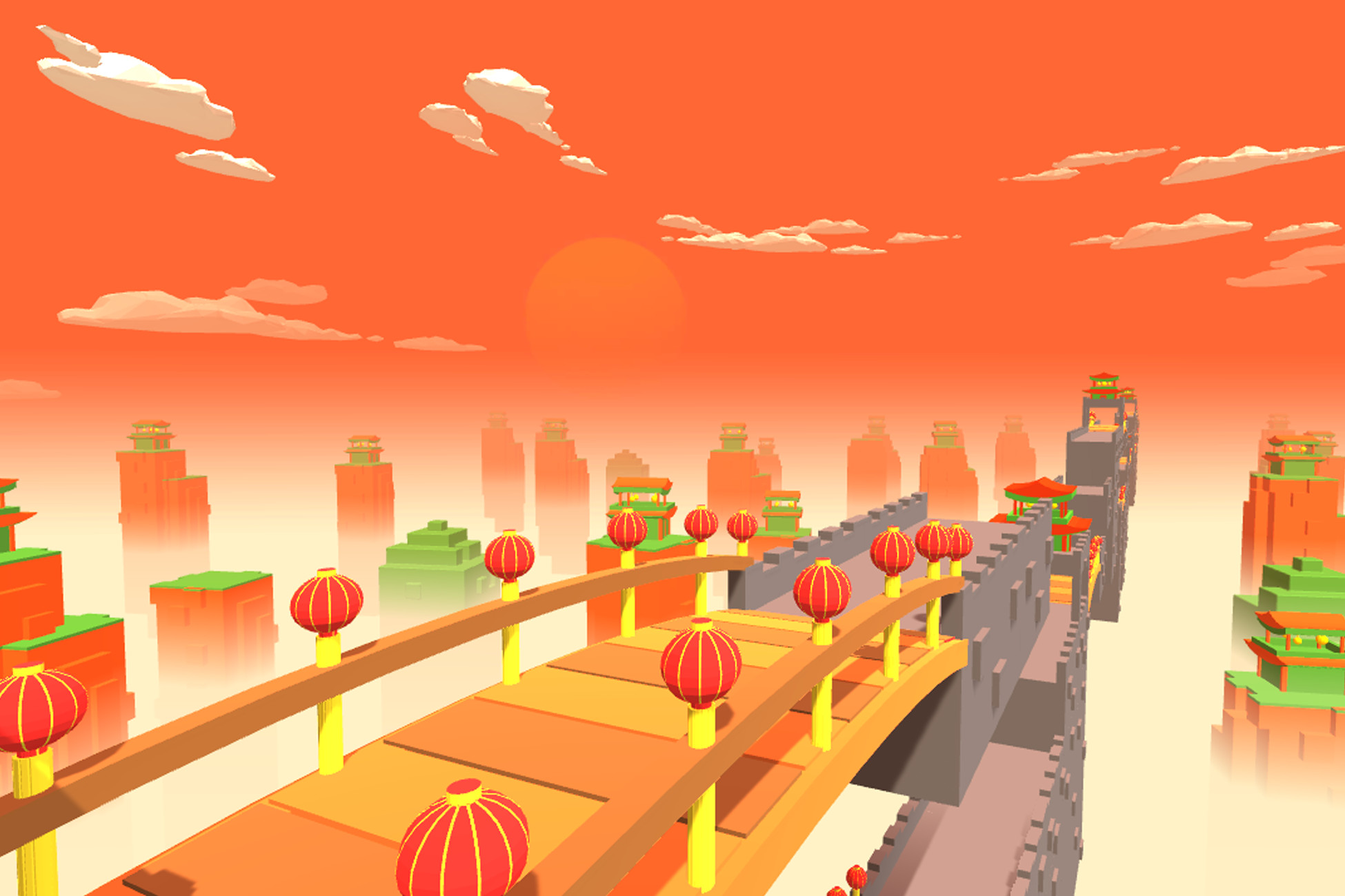 hyper casual asset ( Wall of China) | 3D Environments | Unity Asset Store