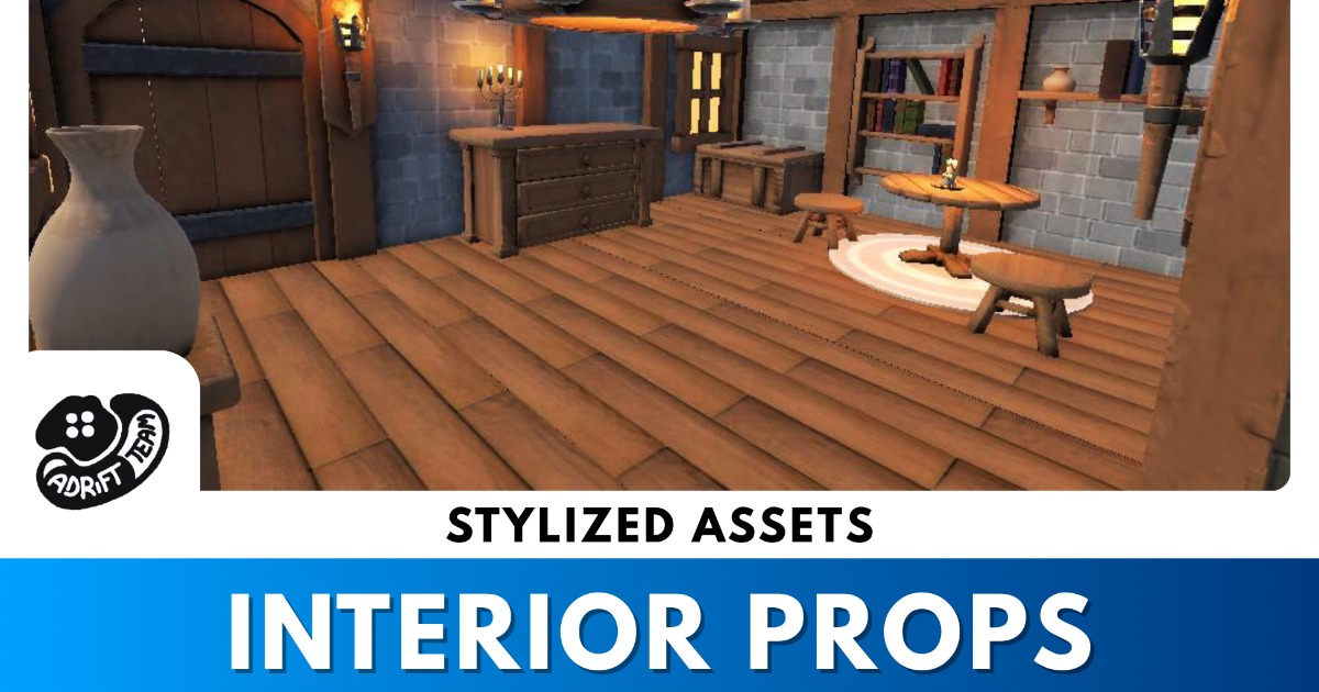 Stylized Fantasy Interior Props | 3D Interior | Unity Asset Store
