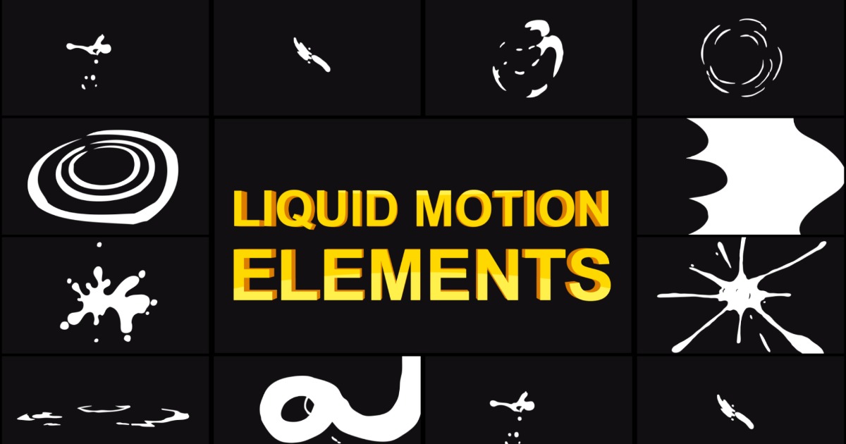 2D Liquid Motion Elements | VFX | Unity Asset Store