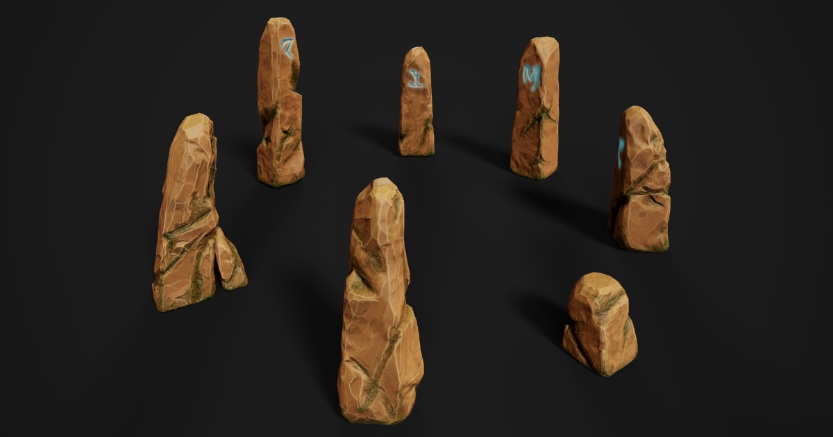 Modular Magic Rock 2 | 3D Props | Unity Asset Store