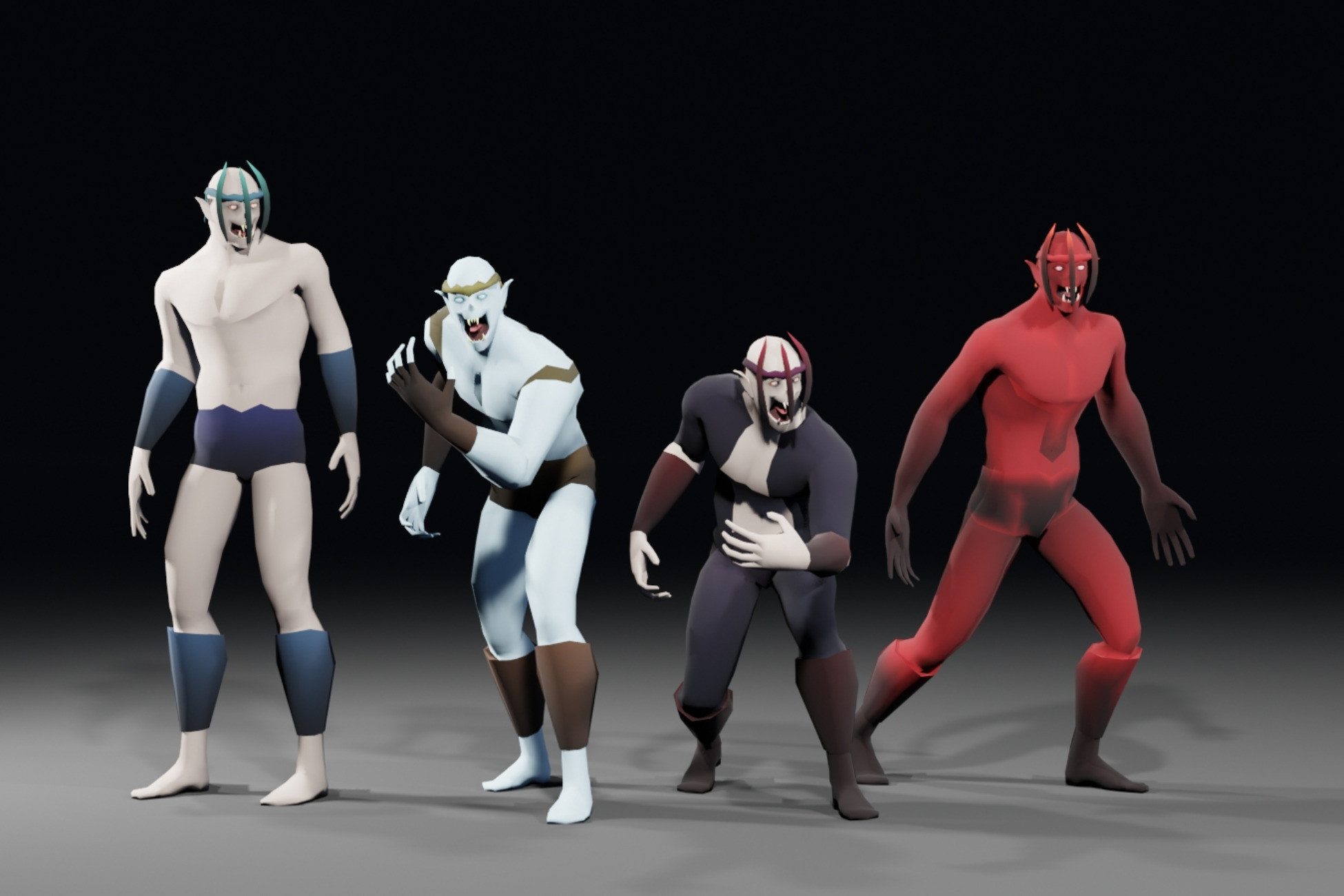 Necro Orc Low Poly Pack | 3D Creatures | Unity Asset Store