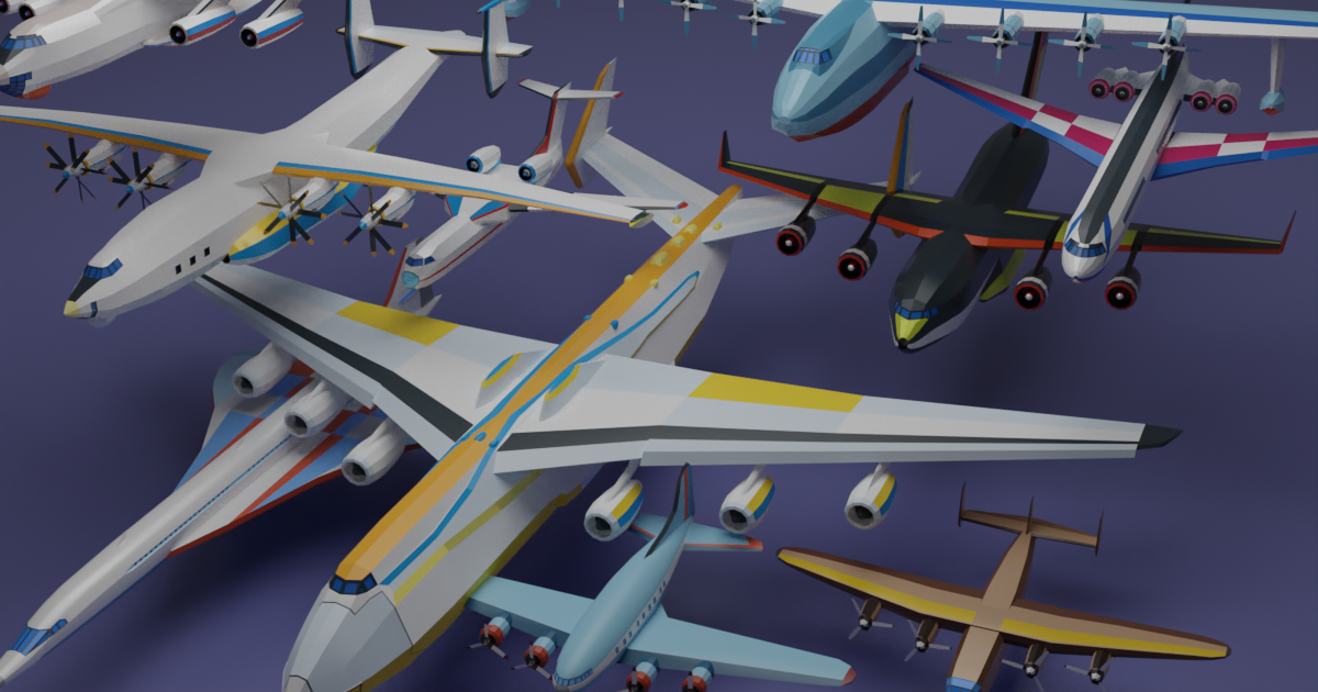 Transport Airplanes | 3D Air | Unity Asset Store