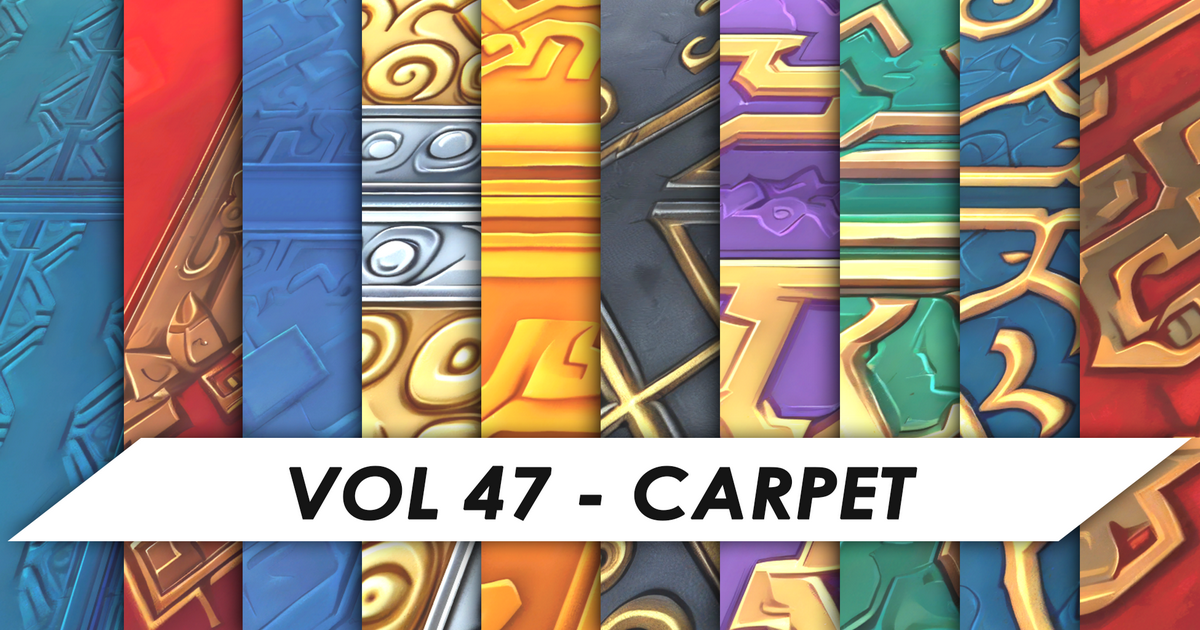 Stylized Textures - Vol 47 - Carpet | 2D Textures & Materials | Unity ...