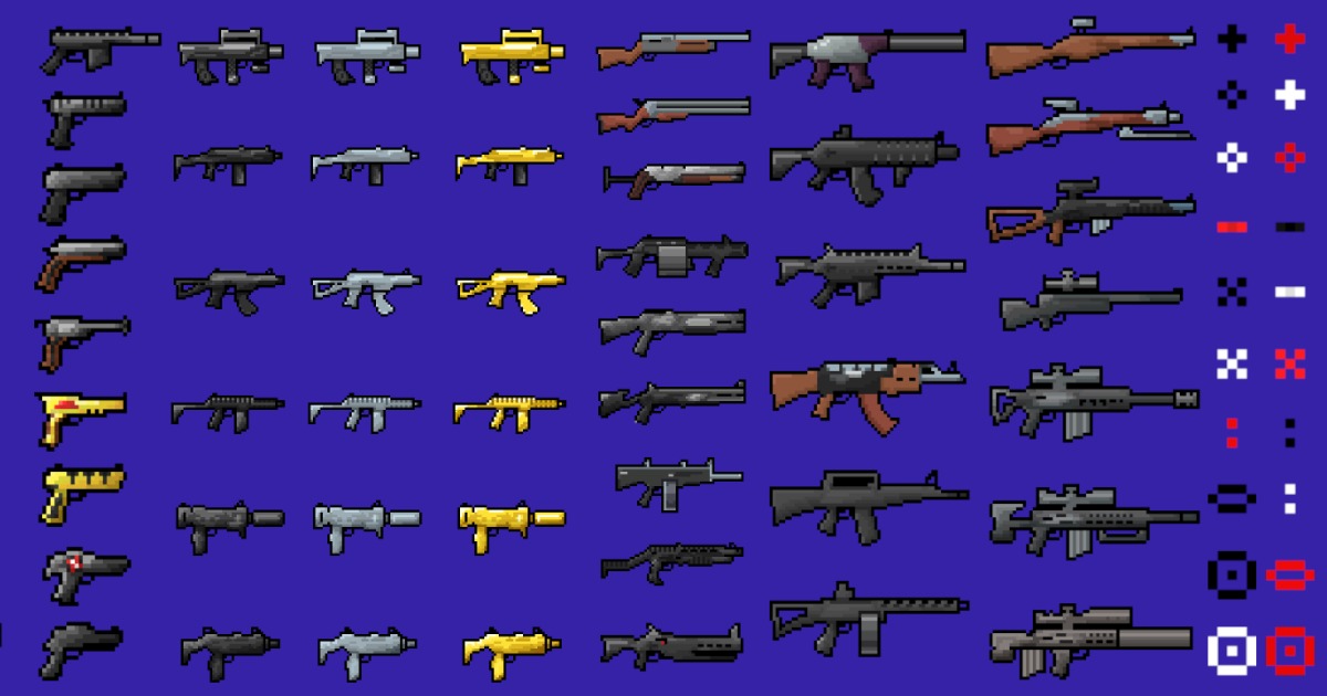 Pixel Guns | 2D | Unity Asset Store