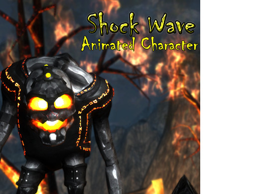 Shockwave Animated Character Characters Unity Asset Store
