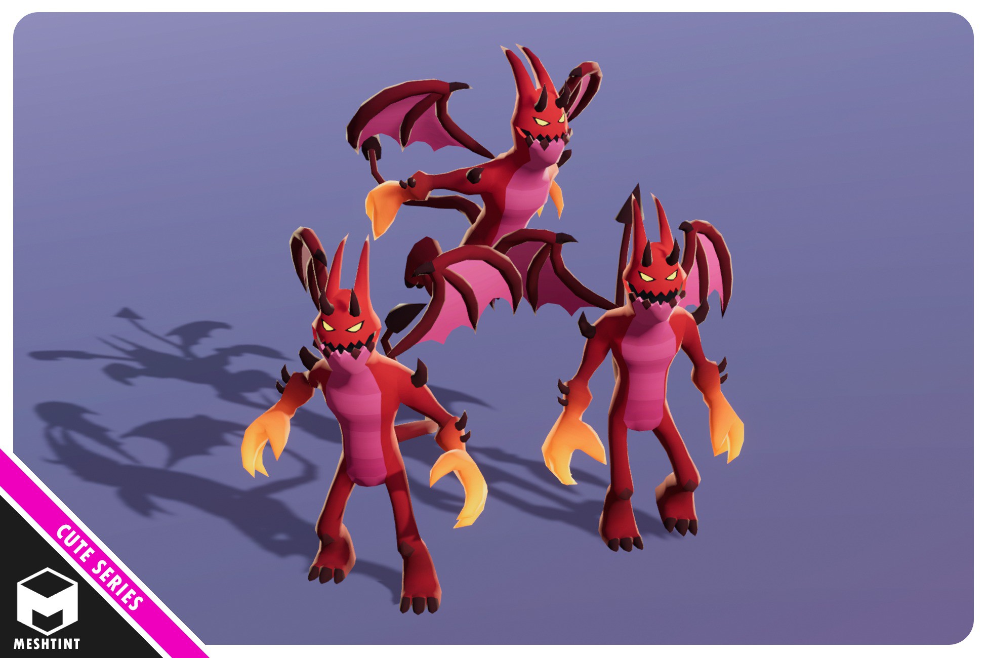 Imp Devil Cute Series | 3D Creatures | Unity Asset Store