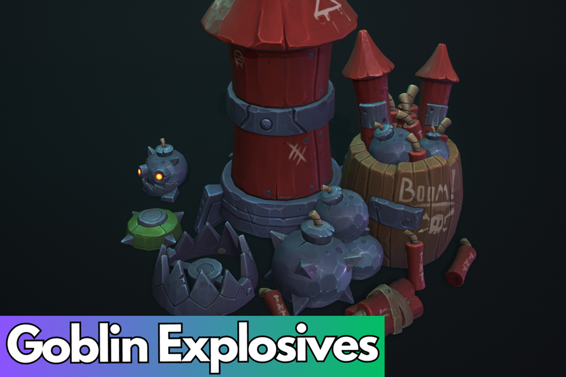 Goblin Explosives Pack | 3D Props | Unity Asset Store