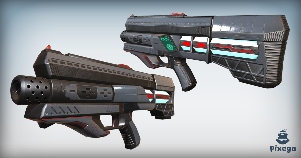 HD Sci-Fi Weapon | 3D 총기 | Unity Asset Store