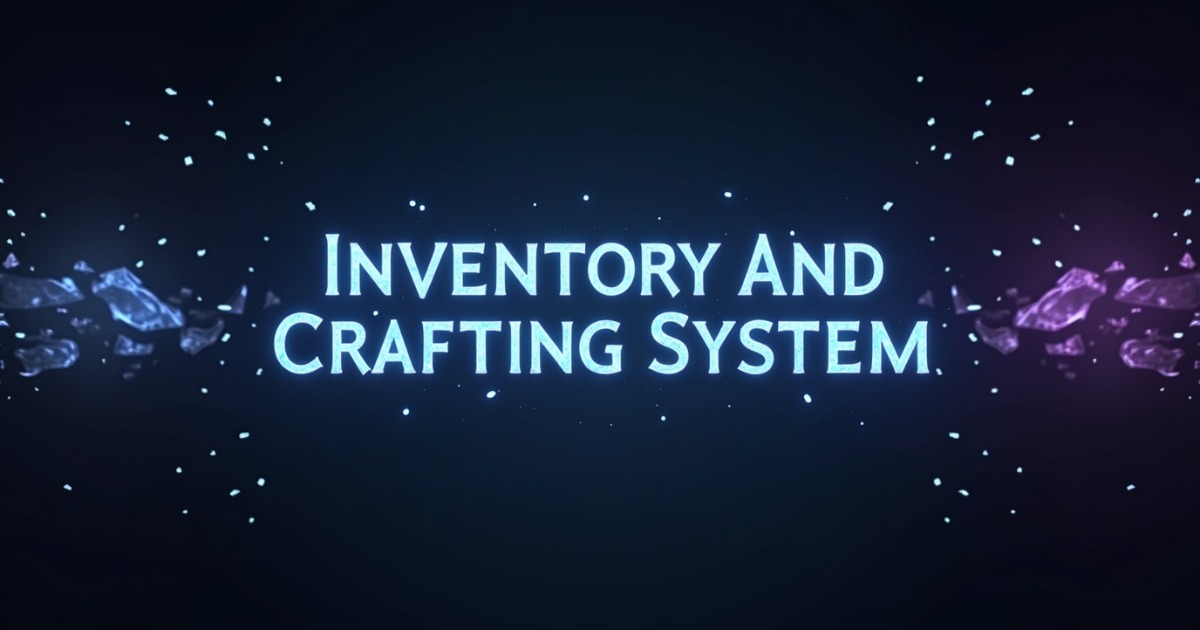 Inventory And Crafting System | Game Toolkits | Unity Asset Store