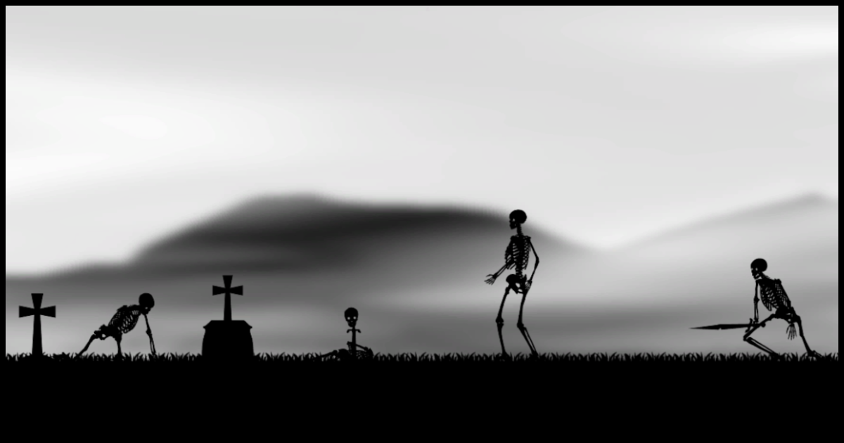 2D Black & White Skeleton | 2D Characters | Unity Asset Store