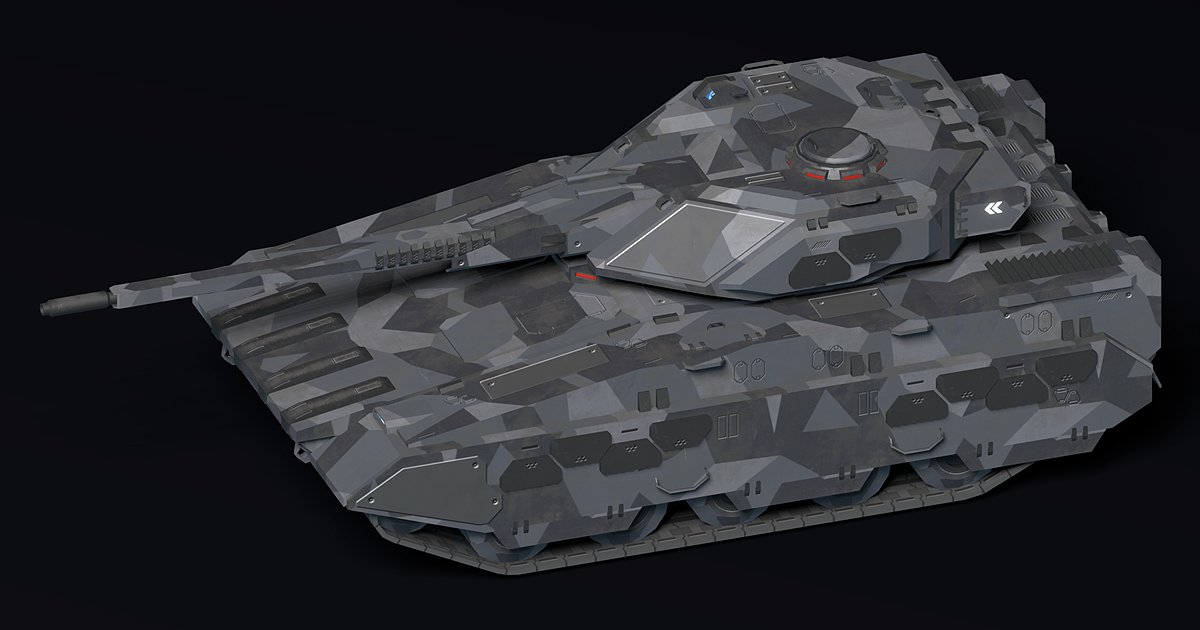Scifi Predator Light Tank | 3D Land | Unity Asset Store