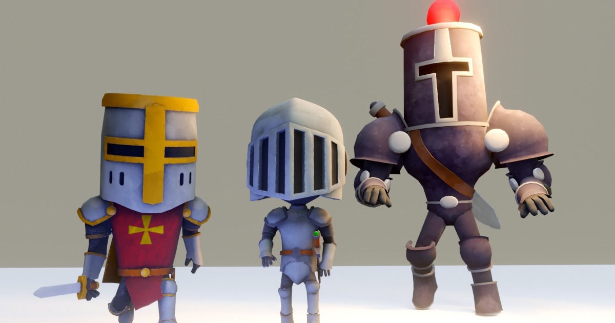 Cartoon Knights | Characters | Unity Asset Store