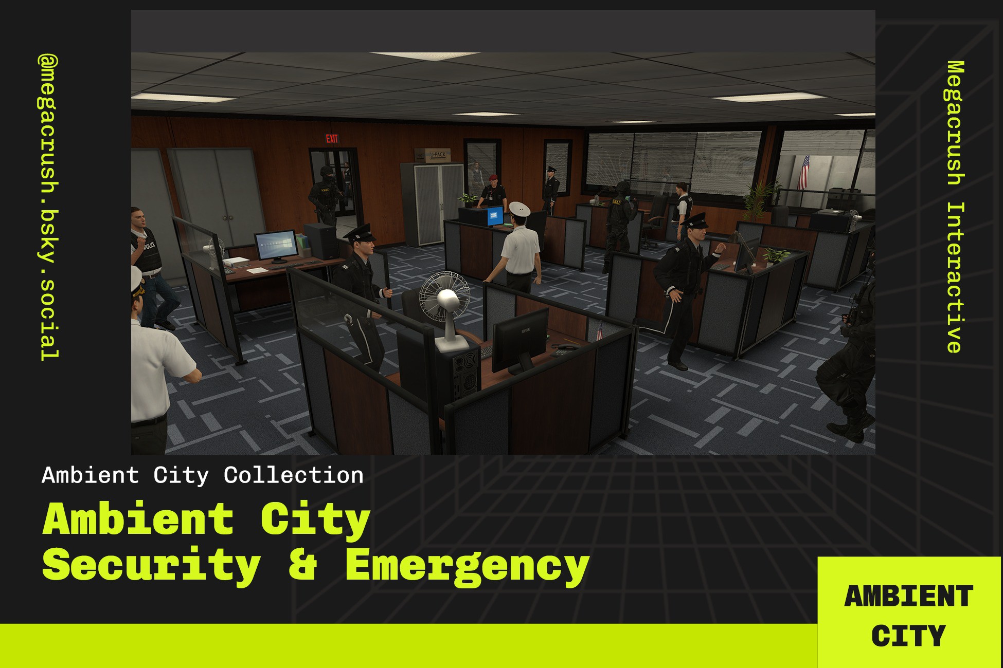 Ambient City Characters - Security & Emergency | Characters | Unity ...