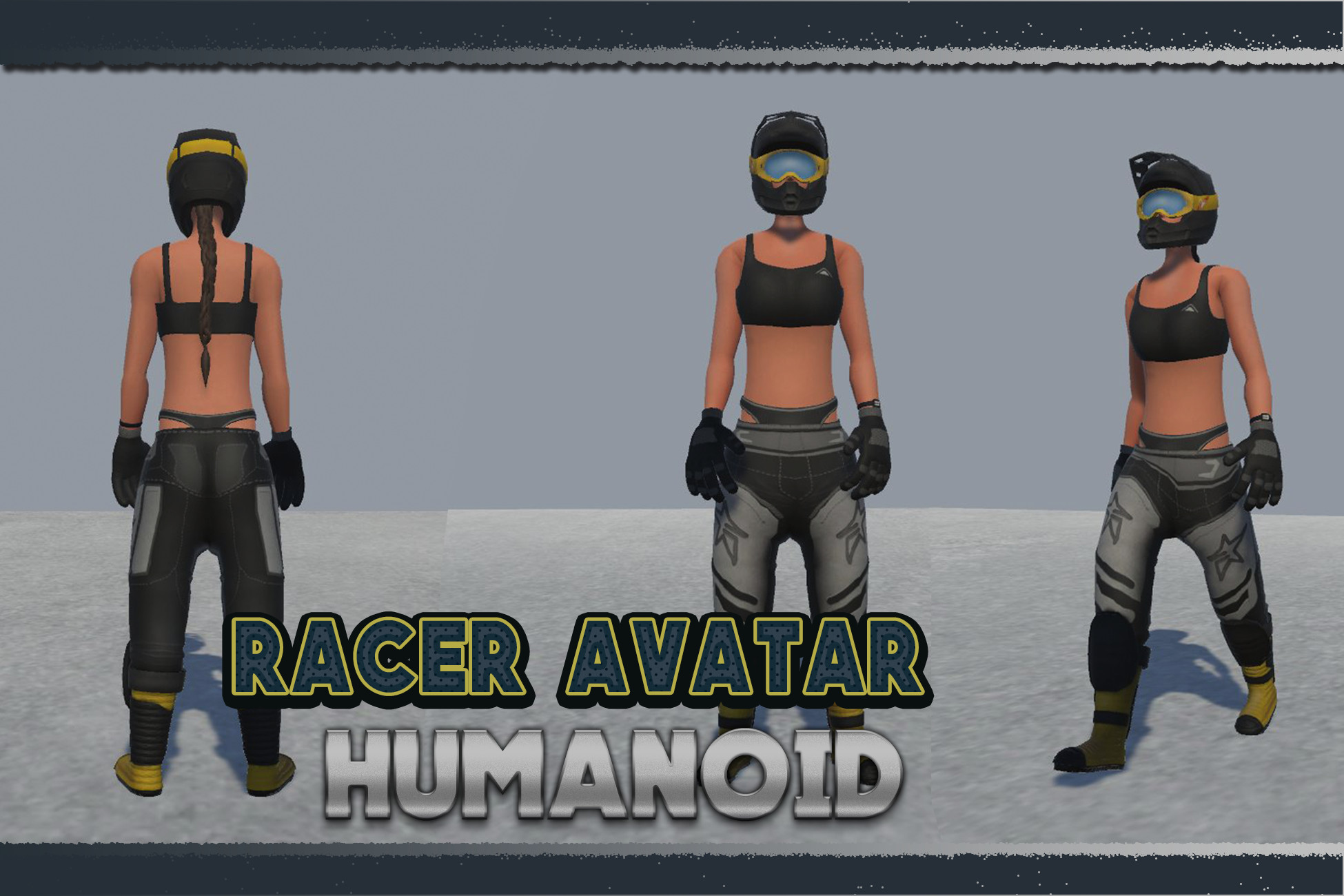 Dirt Bike avatar SA | 3D Humanoids | Unity Asset Store
