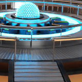 Sci-Fi Interior Scene 3D Model (Low-Poly, Built-in)