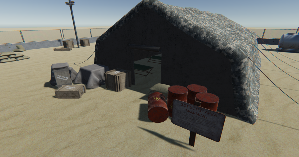 Military District Pack 1 PBR | 3D Props | Unity Asset Store