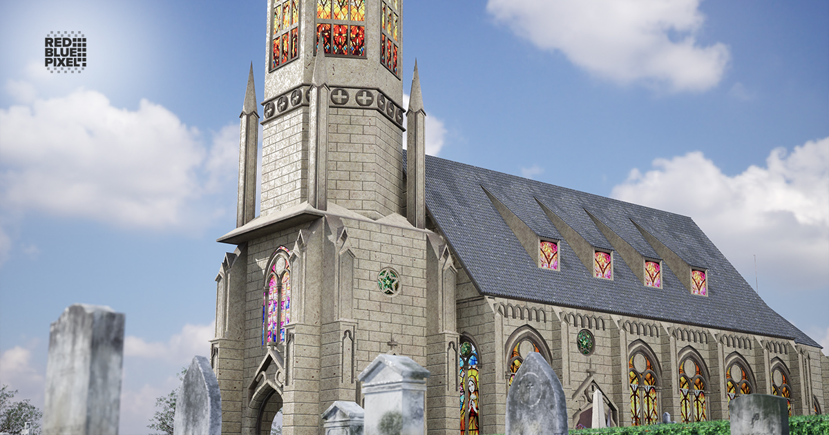 Medieval Church | 3D Props | Unity Asset Store