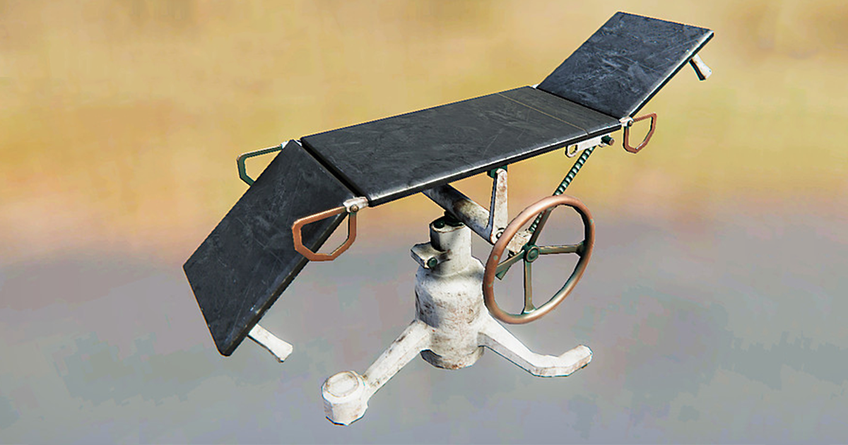 Old operating table | 3D Interior | Unity Asset Store