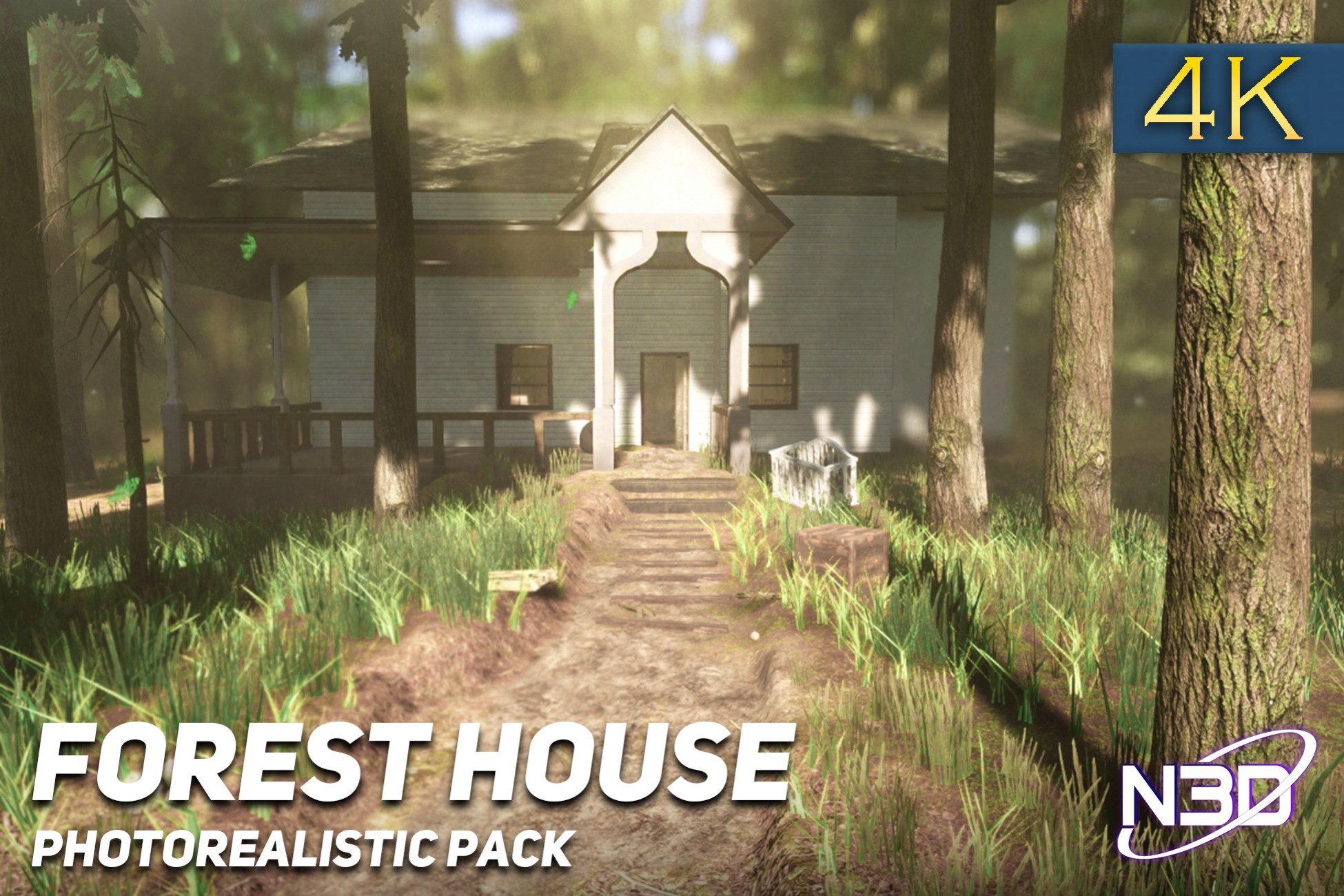 Realistic Forest Cabin/House Environment - NEON3D | 3D 环境 | Unity Asset ...