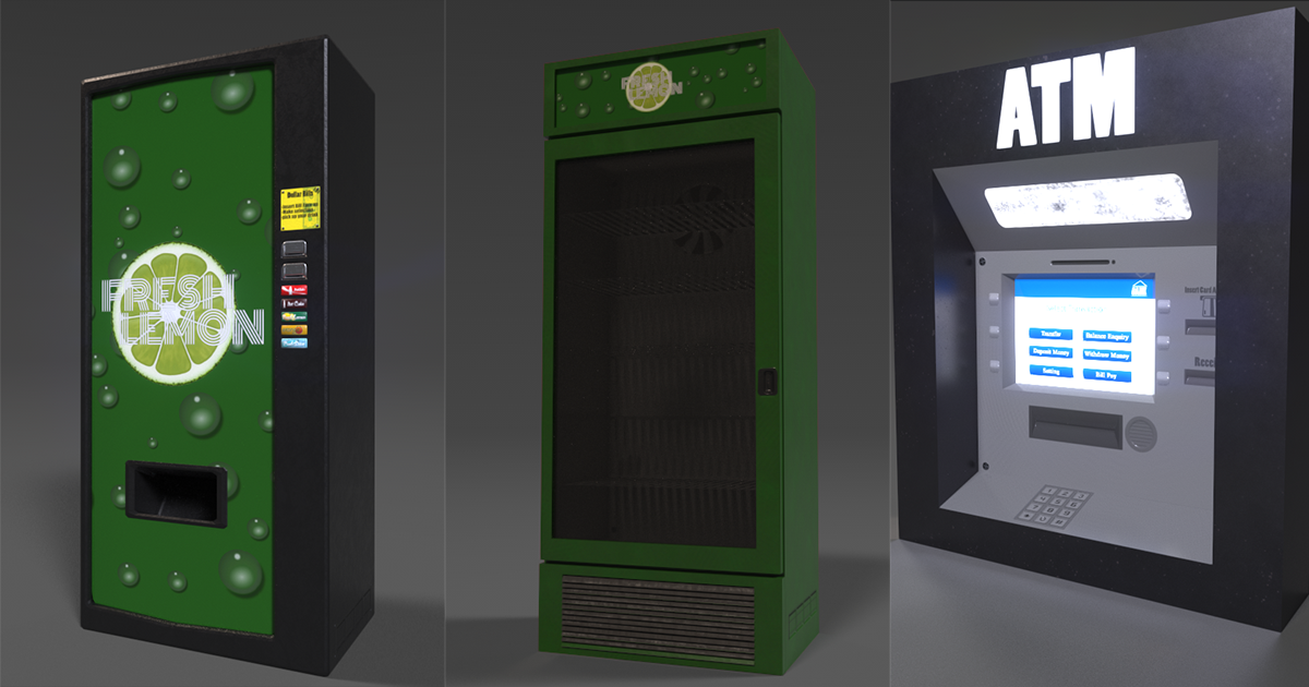 Street Electronic Props | 3D Props | Unity Asset Store