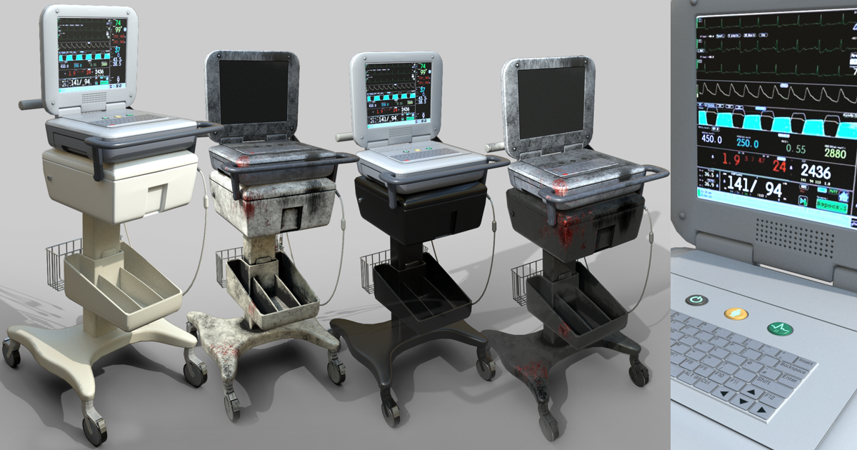 ECG Machine | 3D Electronics | Unity Asset Store