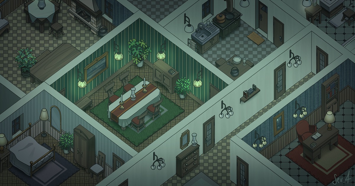 Spooky Town Interiors | 2D Environments | Unity Asset Store