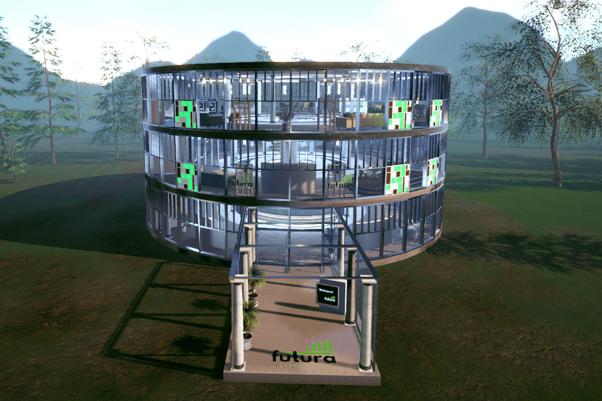 Futura Corporate Building (URP) | 3D Urban | Unity Asset Store