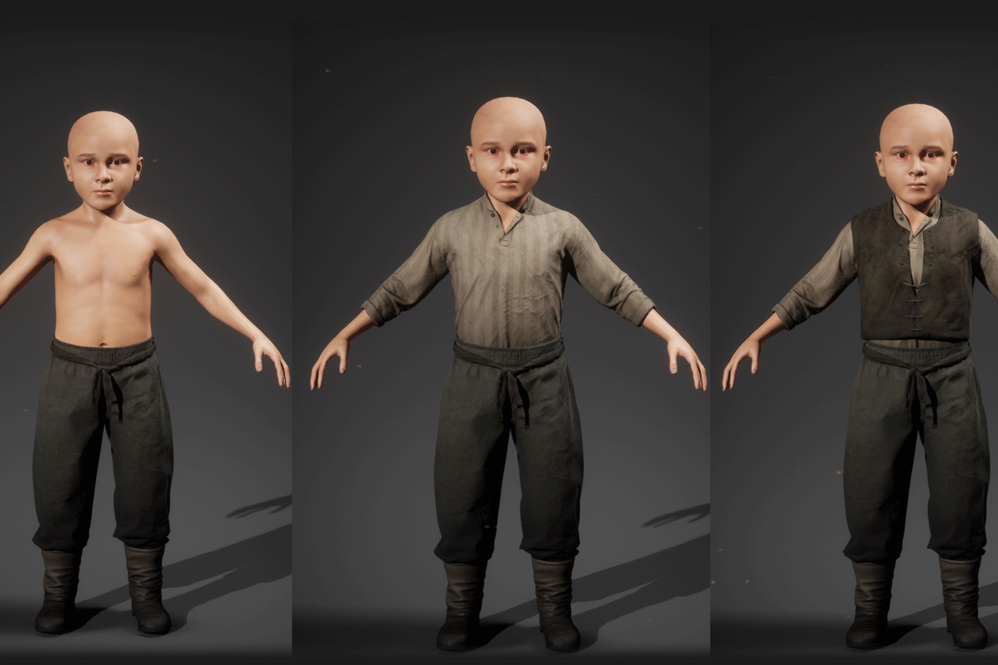 Medieval Boy 01 | Characters | Unity Asset Store