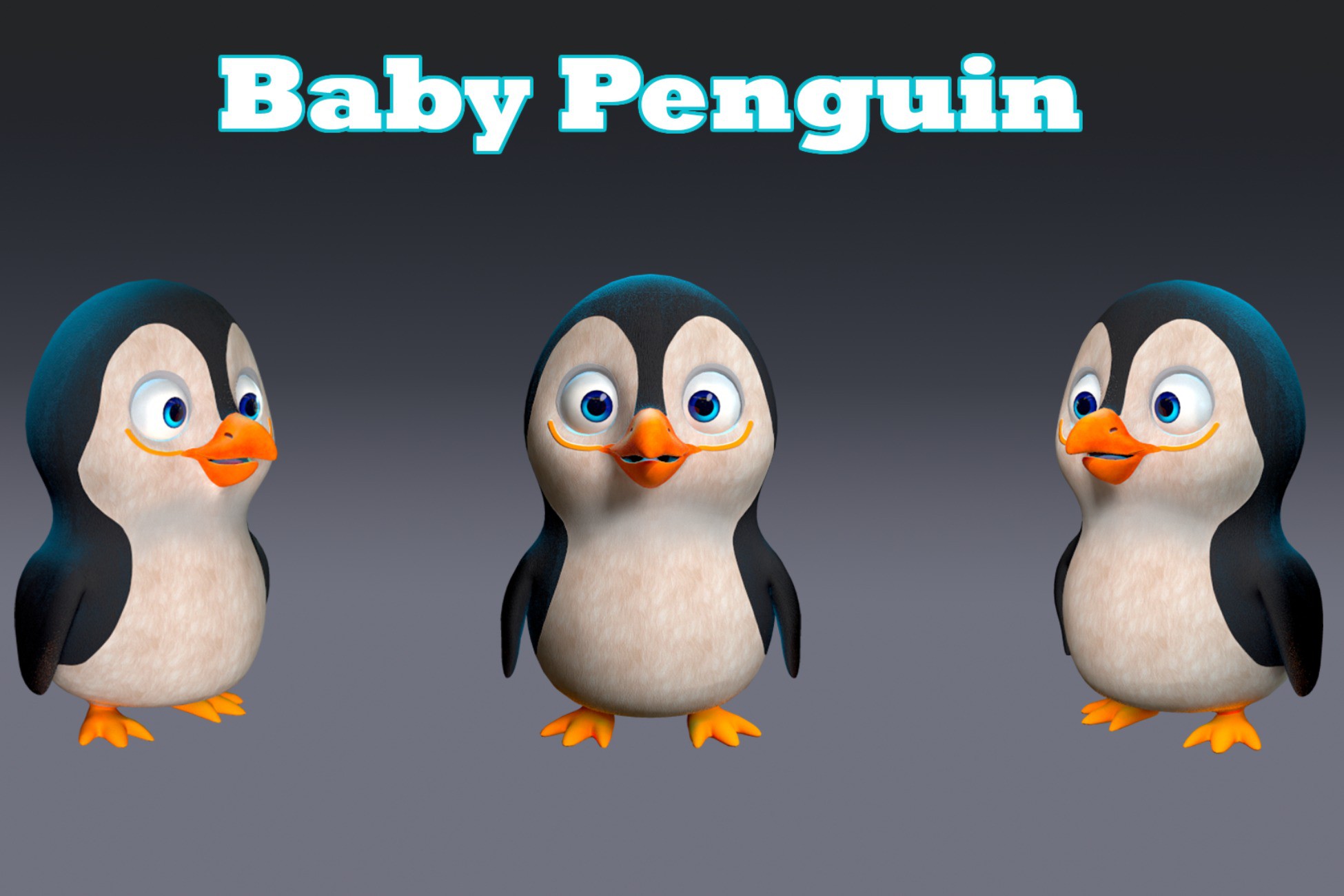 Baby Penguin Animated | 3D 動物 | Unity Asset Store