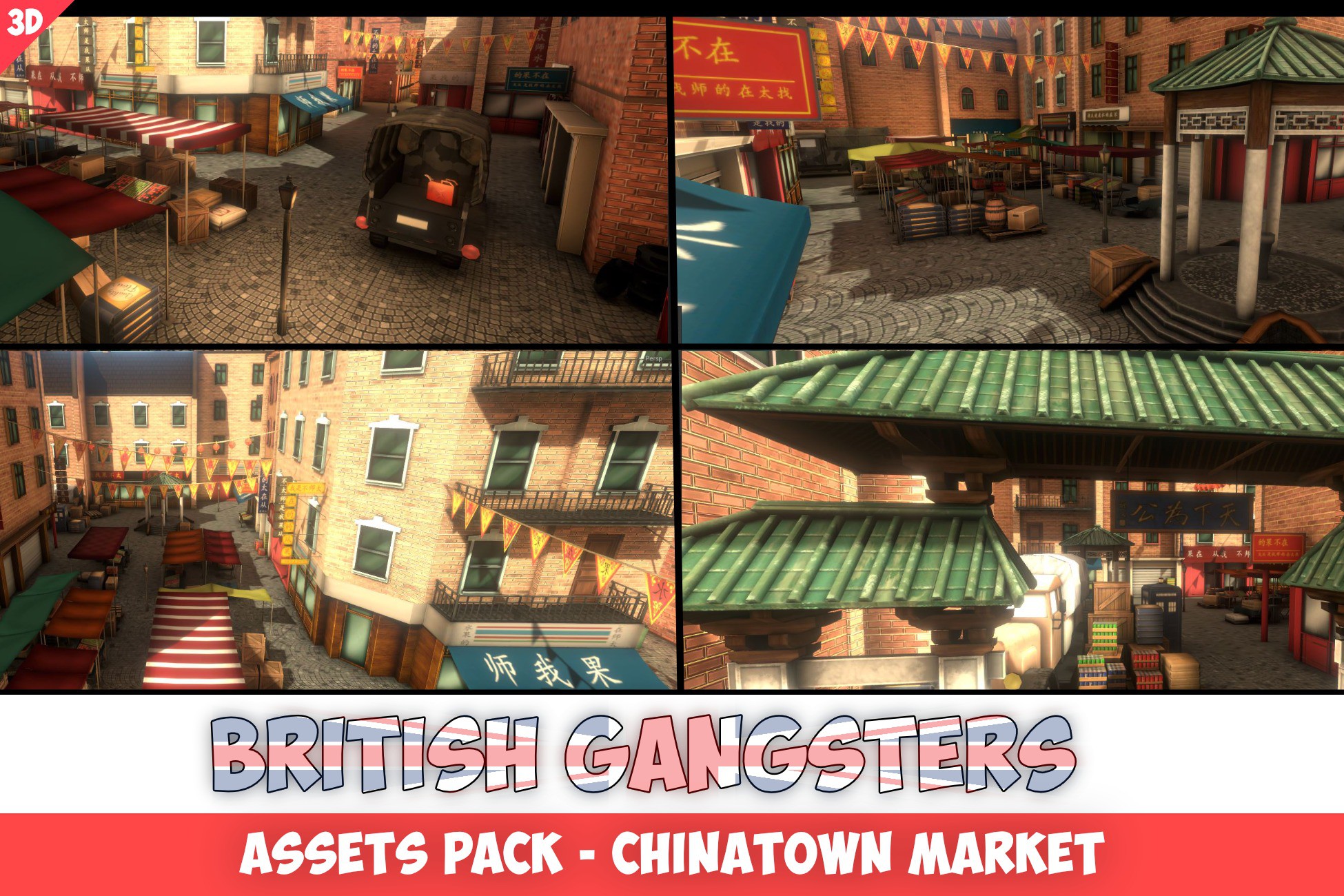 British Gangsters Pack - Chinatown | 3D Environments | Unity Asset Store