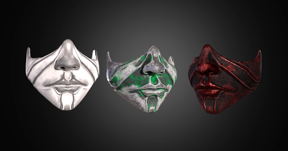 Mask Samurai Warrior | 3D 소품 | Unity Asset Store