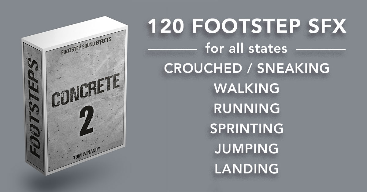 Footsteps Sound FX - Concrete 2 | Foley Sound FX | Unity Asset Store