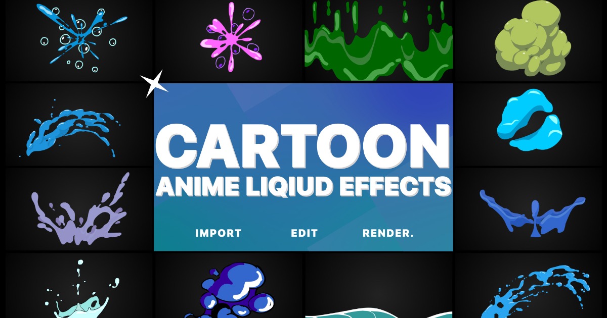 Cartoon Anime Liquid Effects | 2D Textures & Materials | Unity Asset Store