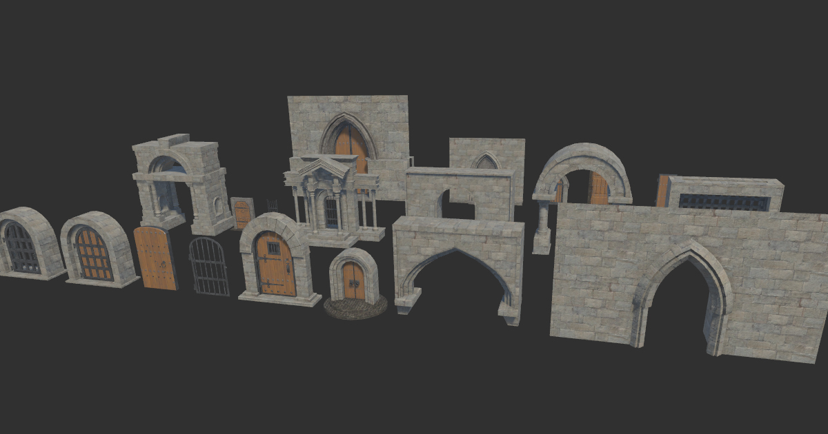 Doors Collection | 3D Exterior | Unity Asset Store