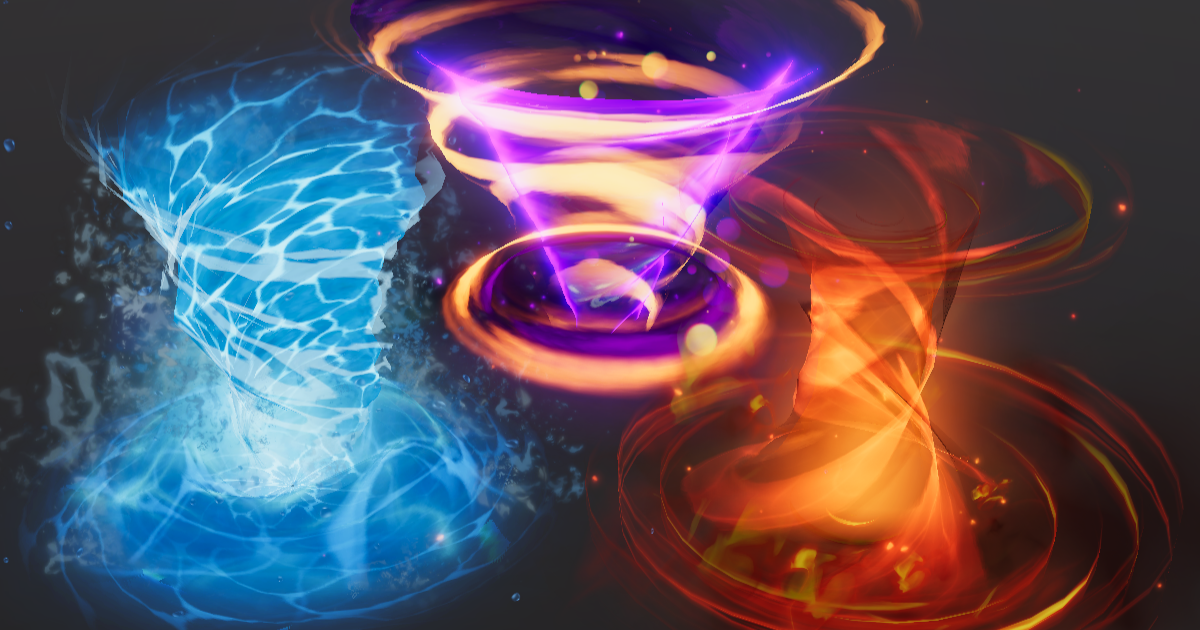 Stylized Tornado and Whirlwind Magic VFX | Spells | Unity Asset Store
