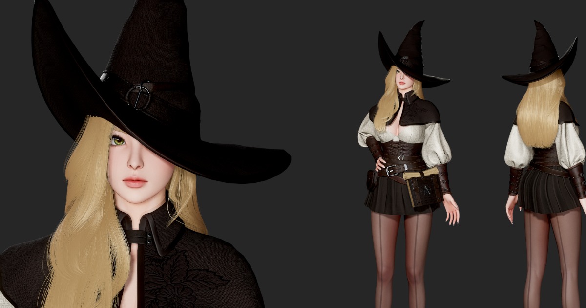 Mage Girl | 3D Characters | Unity Asset Store